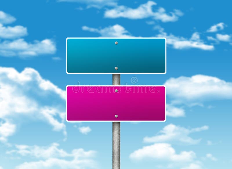 Crossroads road sign stock photo. Image of abstract, green - 42830268