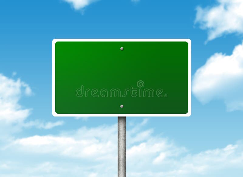 Crossroads Road Sign Two Arrow Green Isolated Stock Photo - Image of ...