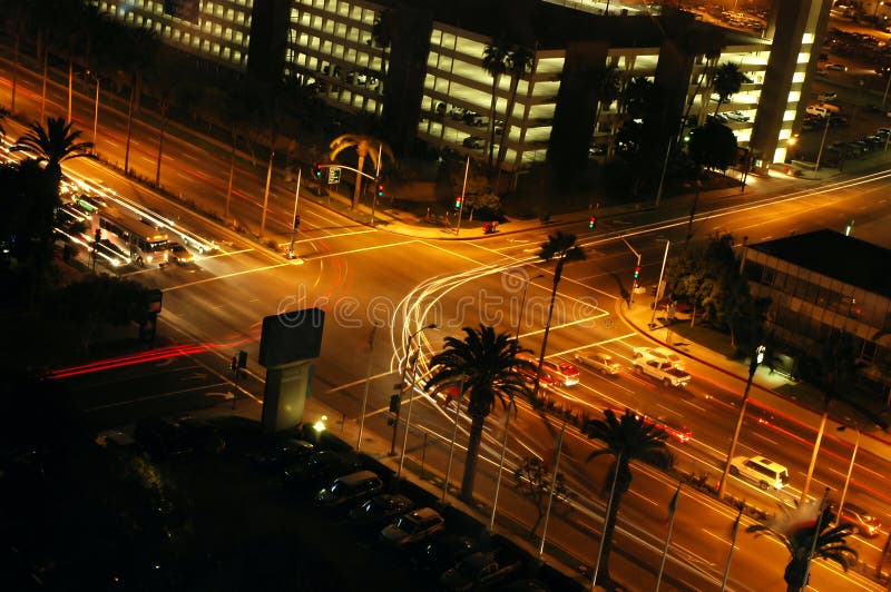 Crossroads Traffic stock image. Image of city, downtown - 1302617