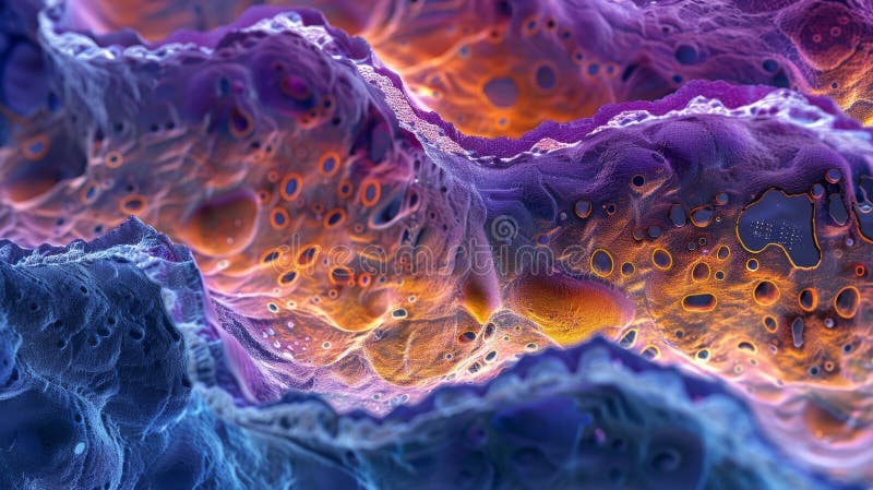 Crosssection of a Bat Membrane Showing Its Thin but Resilient ...