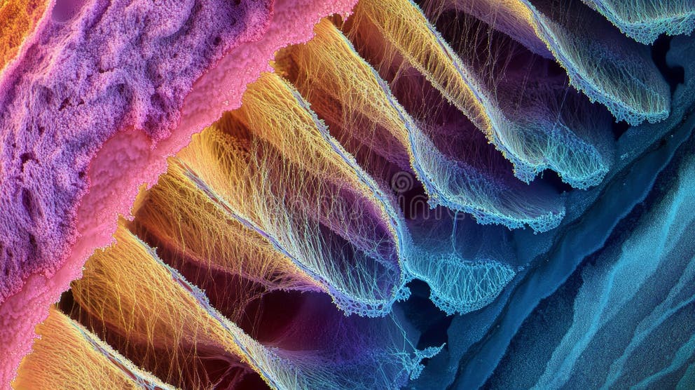CrossSection of Collagen Microfibrils a Transmission Electron ...
