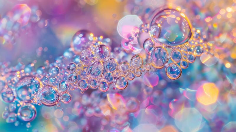 A Crosssection of a Hydrophobic Material Under a Microscope Revealing ...