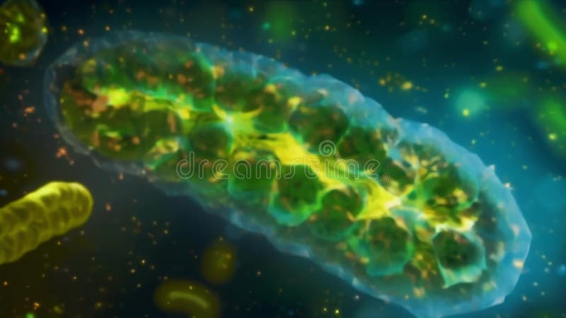 A Crosssection Image of a Mitochondrion Showcasing Its Double Membrane ...