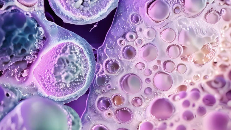 Crosssection of a Taste Bud Under a Microscope Revealing the Numerous ...