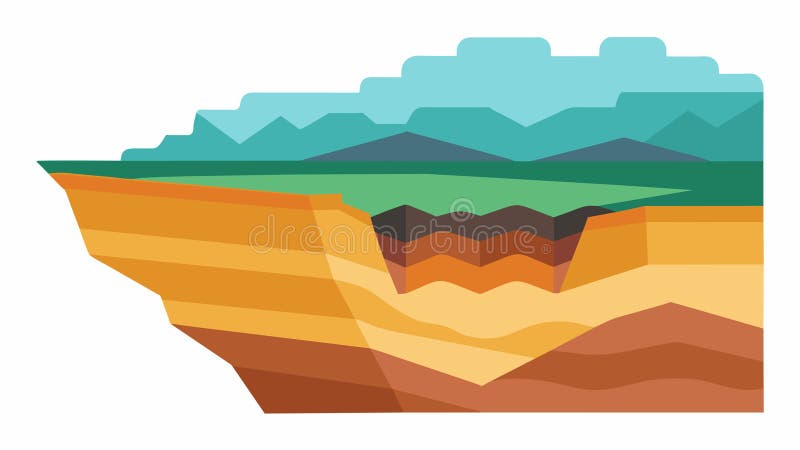 A Crosssectional Diagram Generated from Data Layers Showcasing the ...