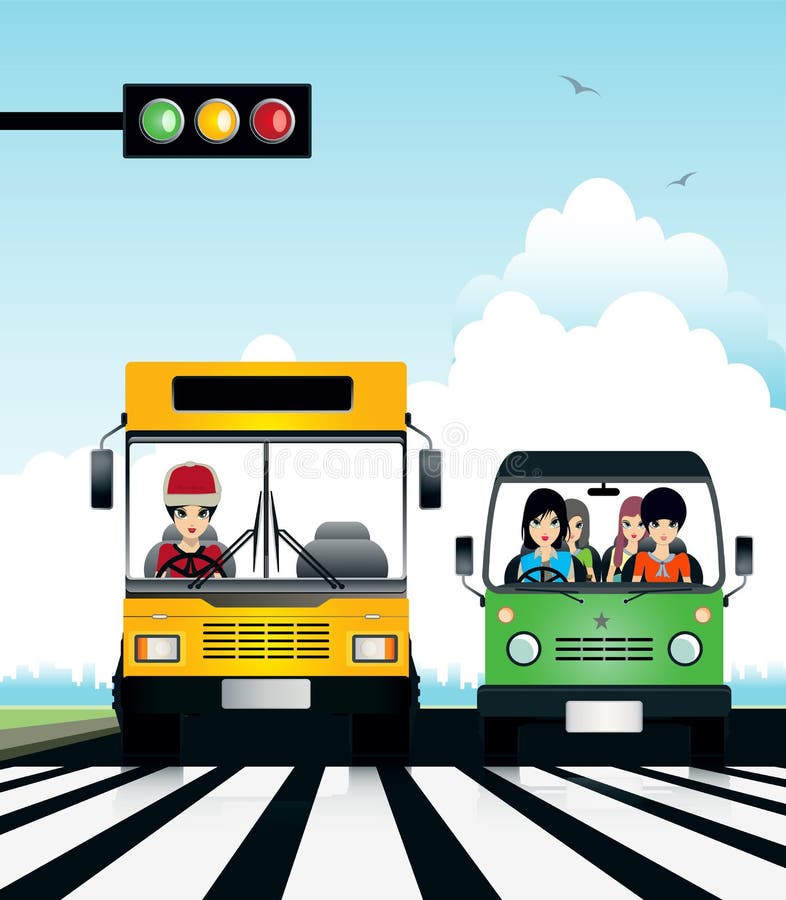 Paso de peatones ilustración del vector. Ilustración de cruce - 46569075