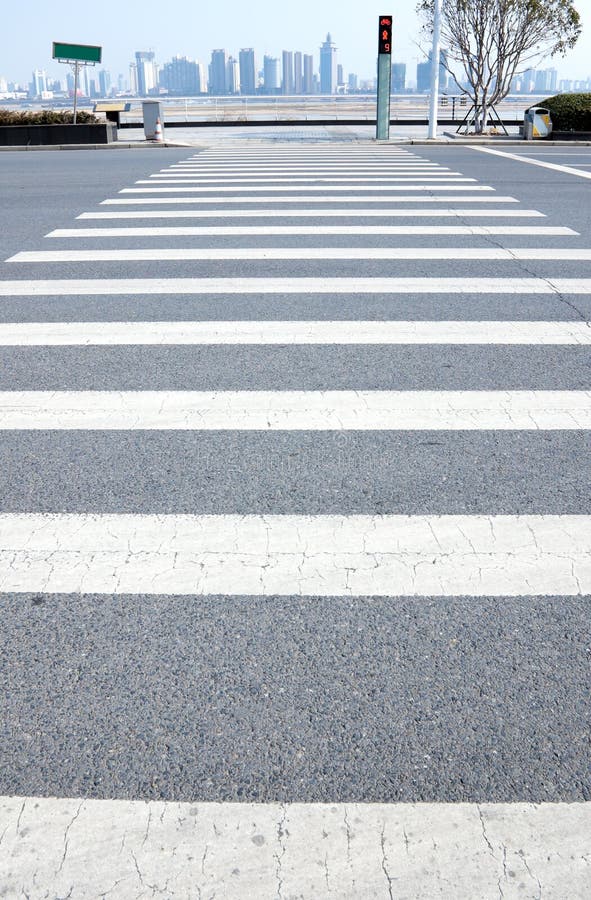 Crosswalk line stock image. Image of zebra, road, lights - 17818391