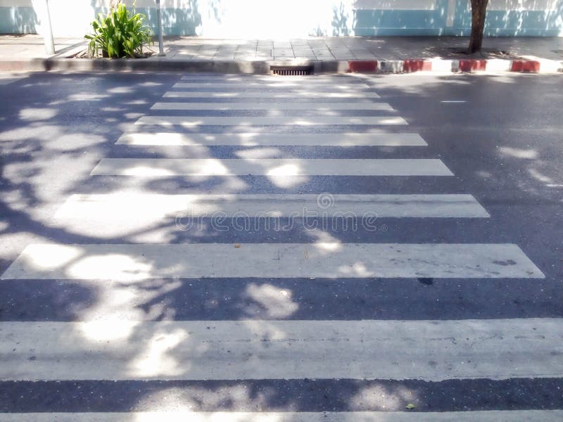 Crosswalk and mini street stock image. Image of symbol - 57185011