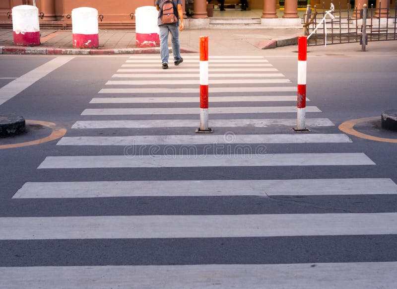 Crosswalk line from above stock image. Image of highway - 30716927