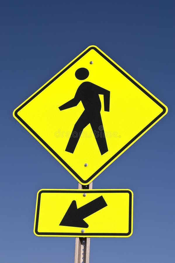 Crosswalk Sign stock image. Image of square, bright, crosswalk - 14375541