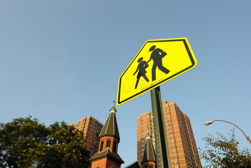 Crosswalk Sign stock image. Image of street, crossing - 15297939