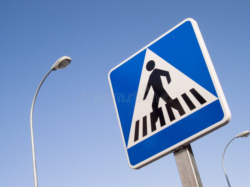 Crosswalk sign stock image. Image of walk, crosswalk, abstract - 3833837