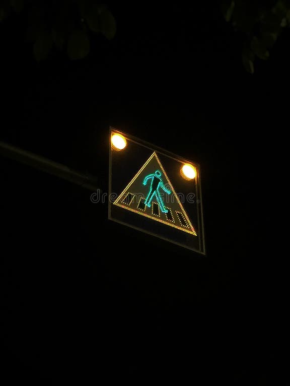 Crosswalk sign stock photo. Image of street, light, black - 63458512