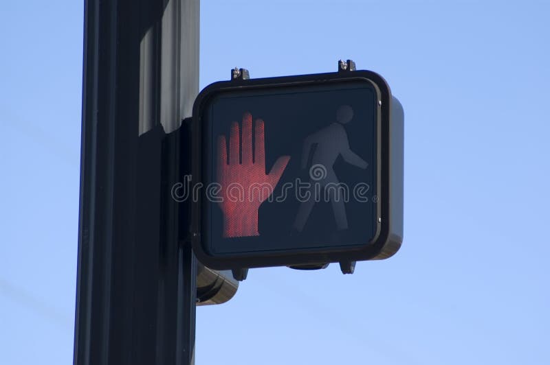 Crosswalk Stop Sign stock image. Image of walk, communicate - 1432747