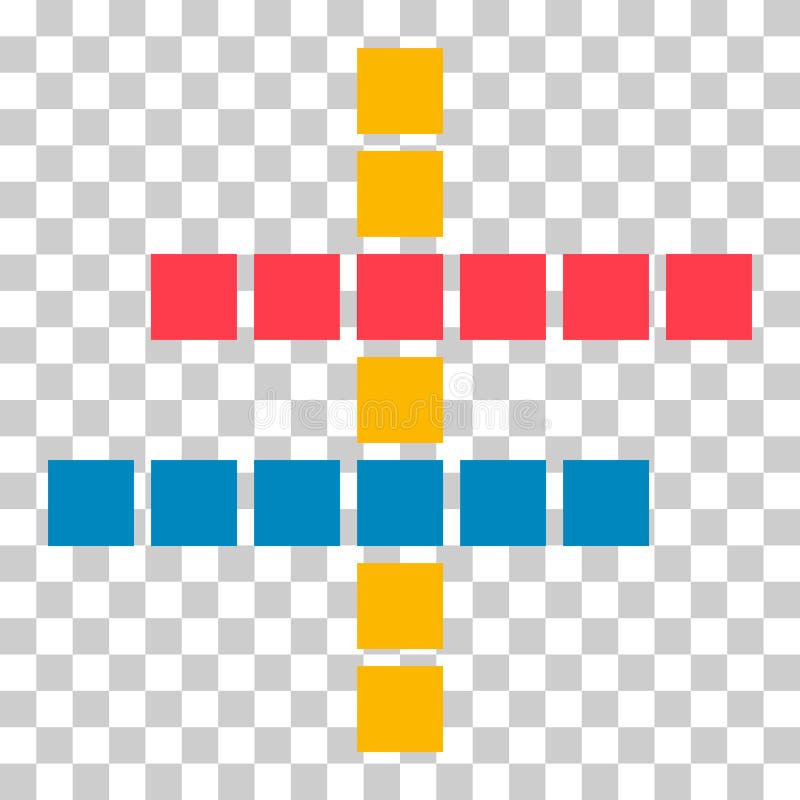 Crossword Concept Icon, Cross Word Graphic Symbol, Web Flat Vector ...