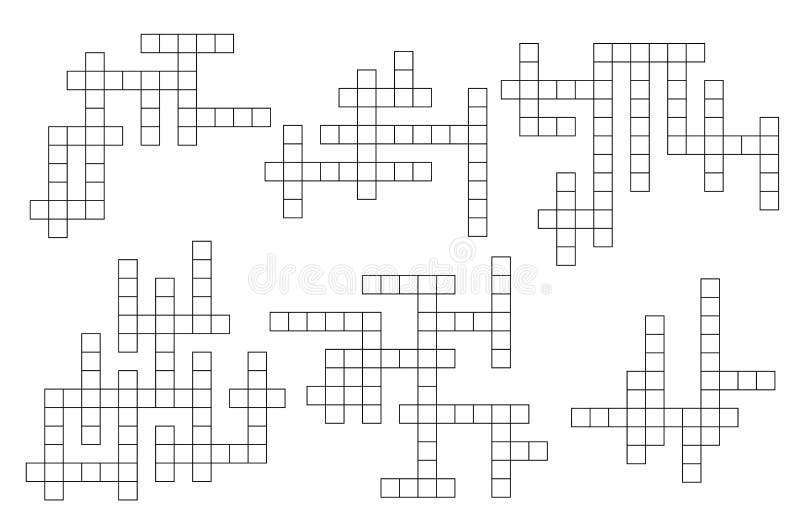 Crossword Layout Stock Illustrations – 122 Crossword Layout Stock ...