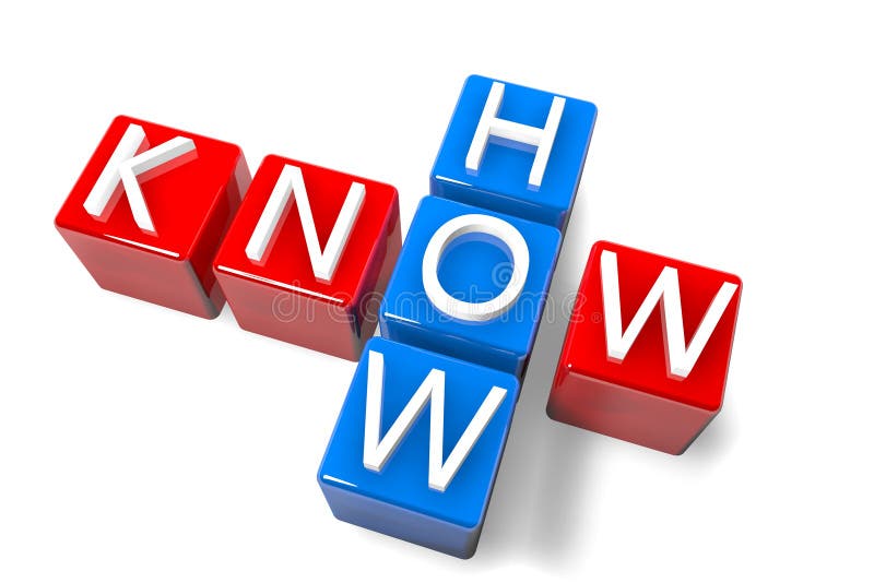 Know how stock illustration. Illustration of colour, cube - 84612574