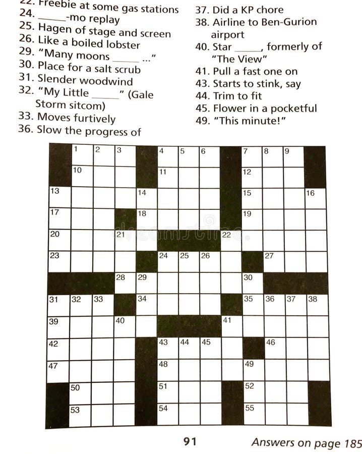 Crossword puzzle page editorial photography. Image of puzzles - 201819192