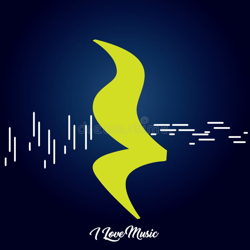 Crotchet Rest. Vector Illustration Decorative Design Stock Vector ...