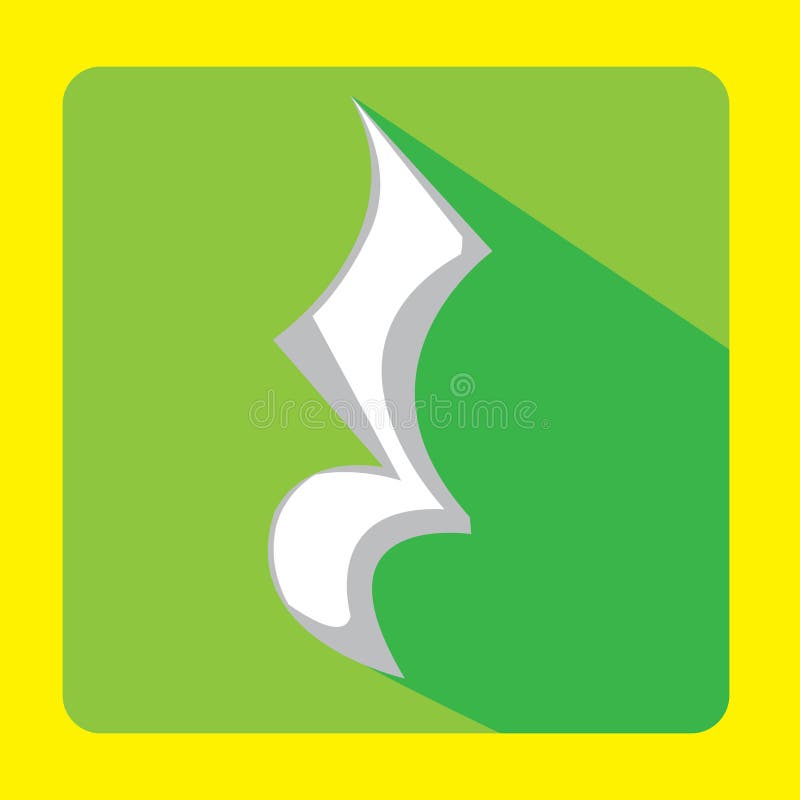 Crotchet Rest. Vector Illustration Decorative Design Stock Vector ...