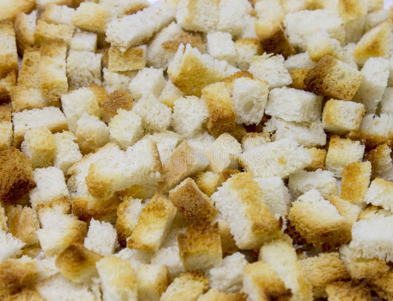 Crouton stock photo. Image of cube, snack, crunchy, food - 47352492