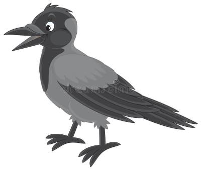 Jackdaw Stock Illustrations – 419 Jackdaw Stock Illustrations, Vectors ...