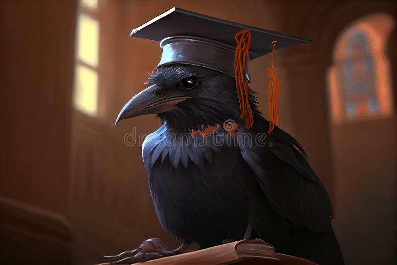 Academic Crow Stock Illustrations – 21 Academic Crow Stock ...