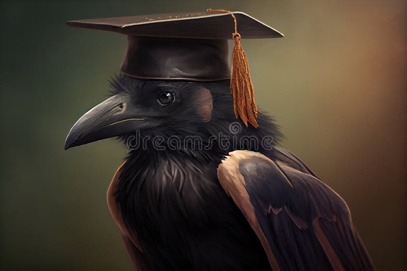 Academic Crow Stock Illustrations – 21 Academic Crow Stock ...