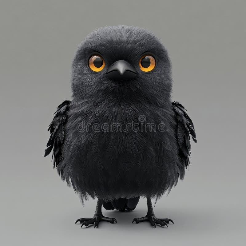 Crow Character Design - a Whimsical and Adorable Bird Generated with ...