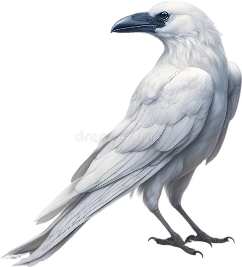 Crow, Close-up Colored-pencil Sketch of a Crow. AI-Generated. Stock ...