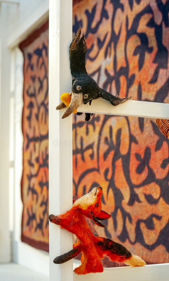 The Crow and the Fox at Popular Arts Museum Stock Photo - Image of ...