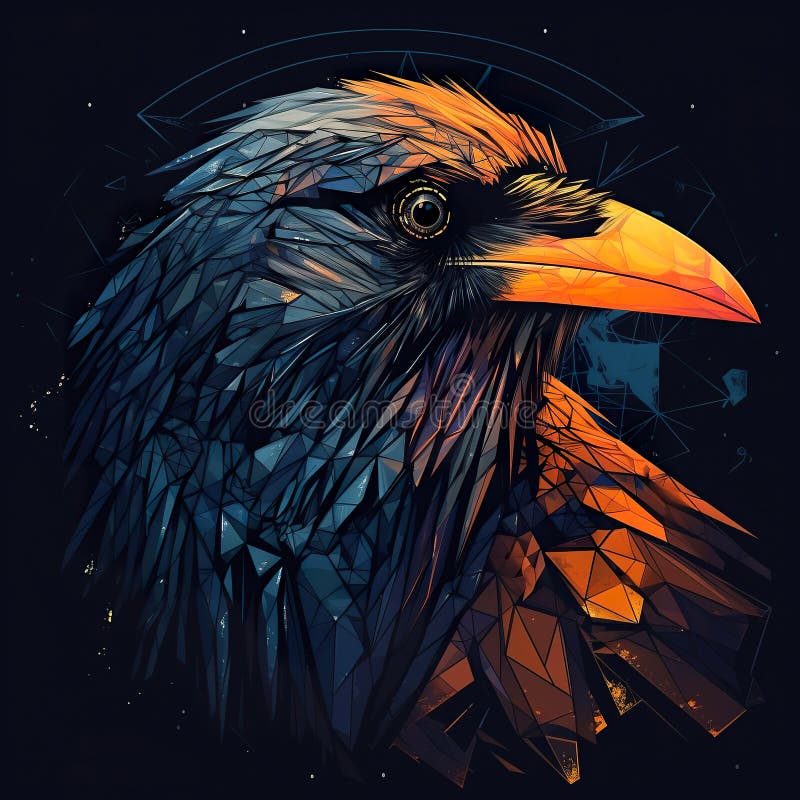 Stylized Crow Stock Illustrations – 538 Stylized Crow Stock ...
