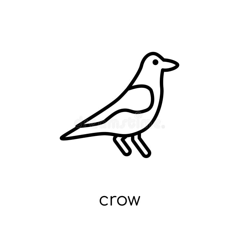 Red crow icon logo stock vector. Illustration of network - 138951682