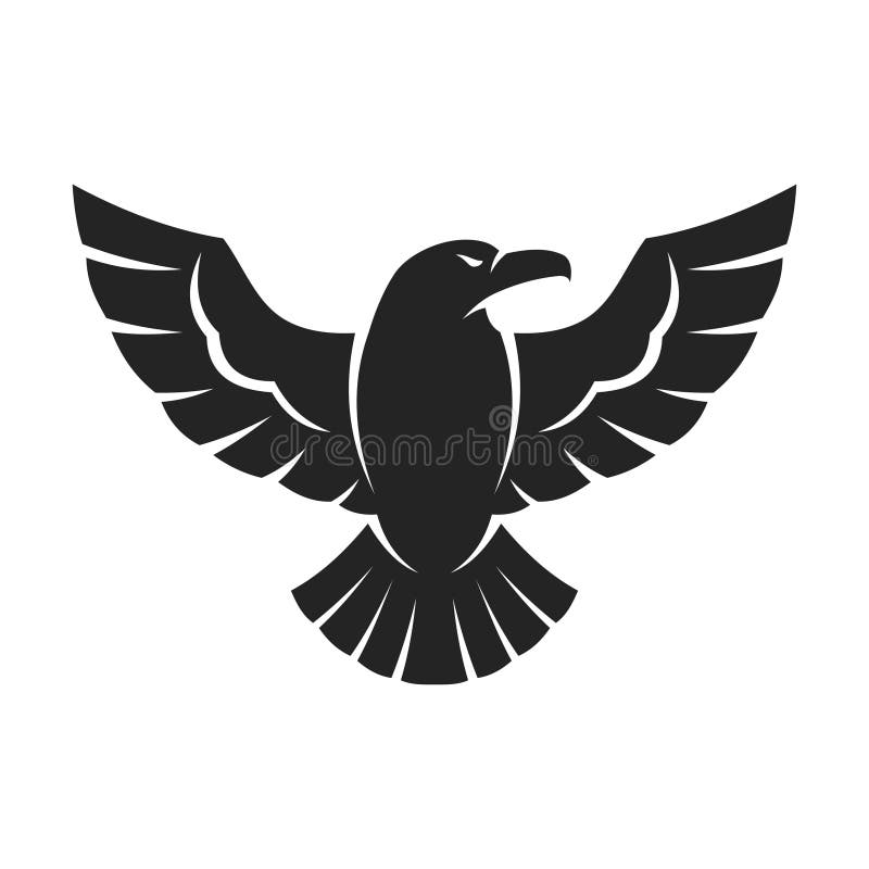 Crow Logo Template Isolated. Brand Identity. Icon Abstract Vector ...