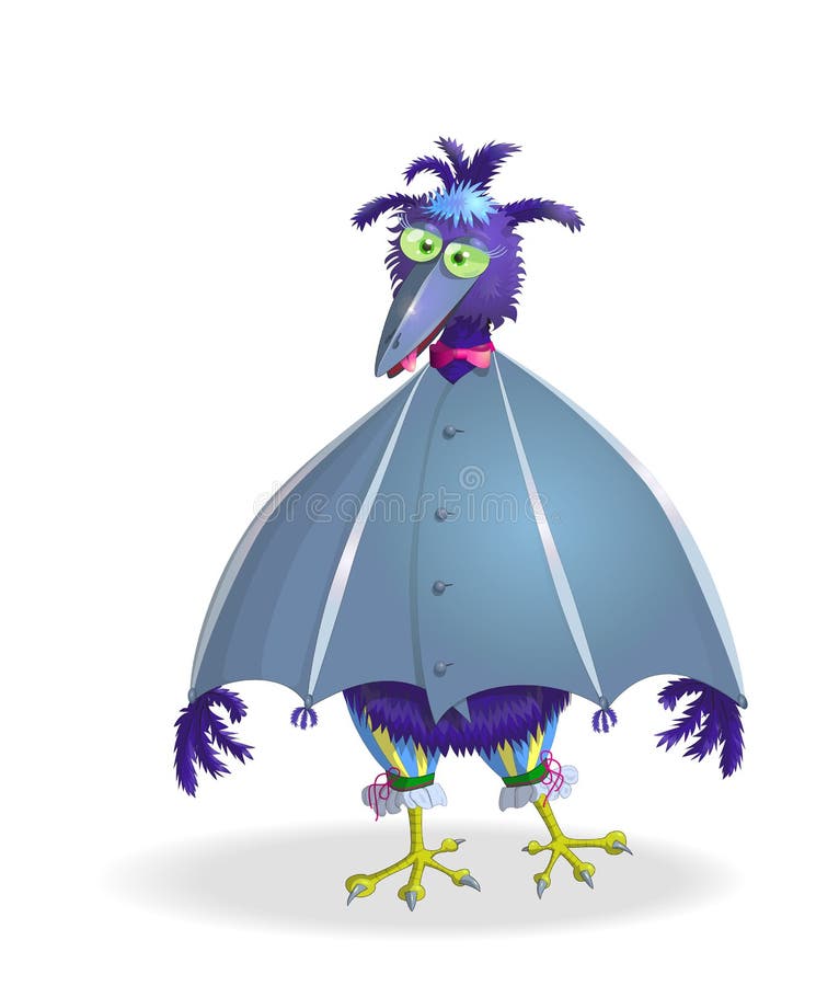 Crow - bat stock vector. Illustration of avatar, gentleman - 98975244