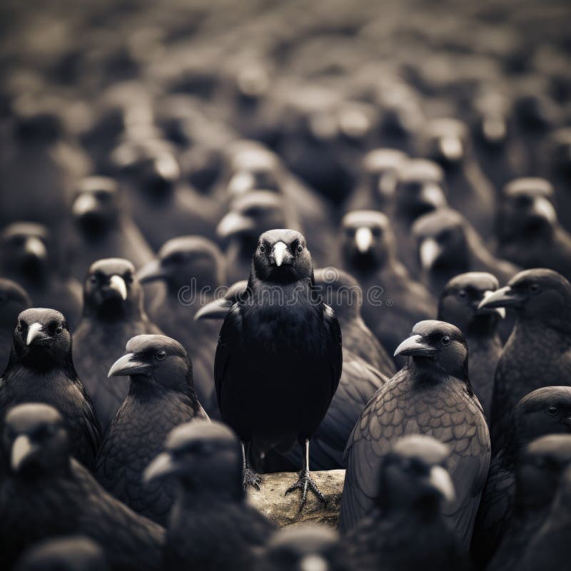 Crow Standing Graphic Vector. Stock Vector - Illustration of graffiti ...