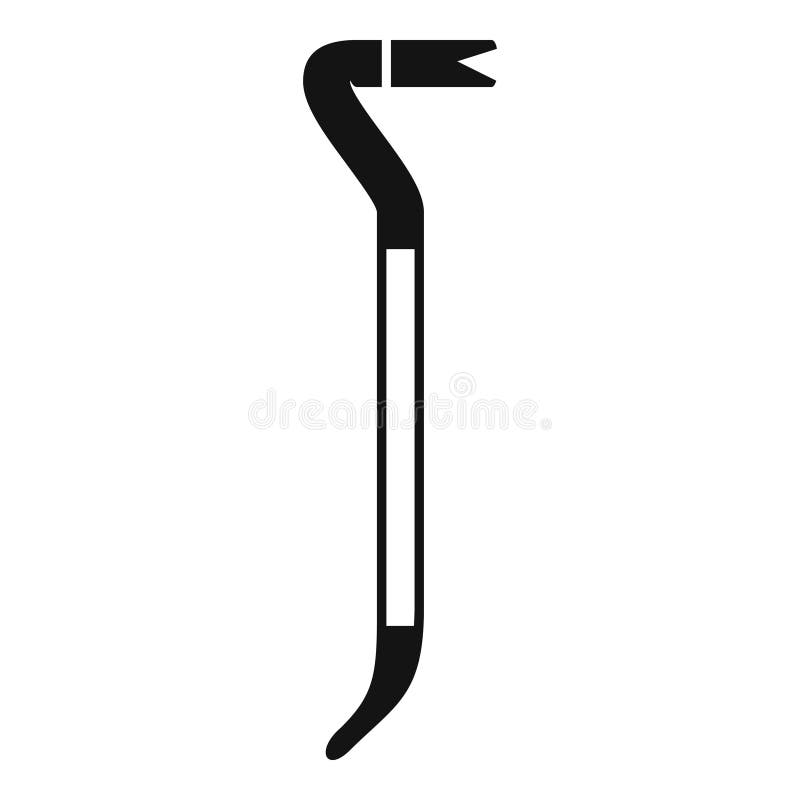 Crowbar Icon Showing Tool Used for Prying Open Stock Vector ...