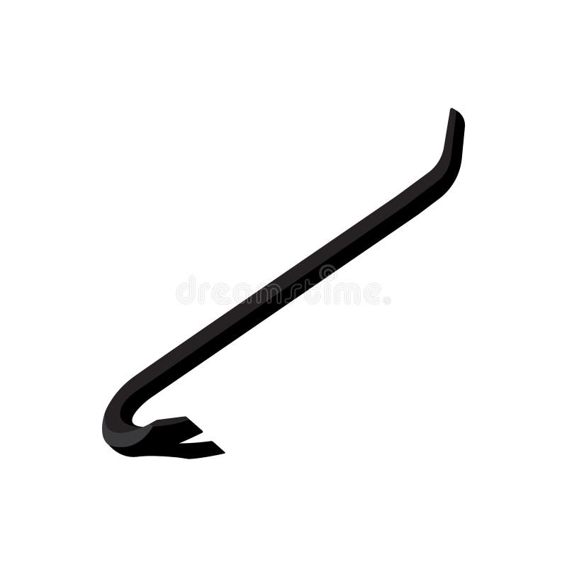 Crowbar icon stock vector. Illustration of collection - 262855009