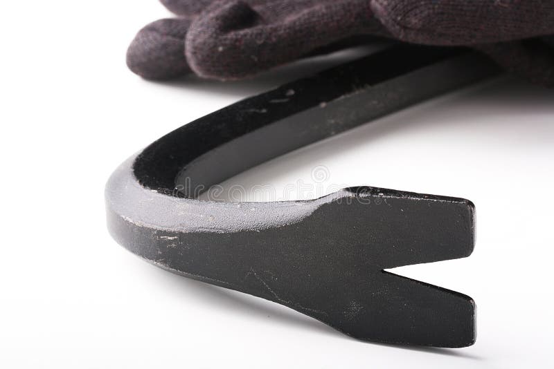 Crowbar tool stock photo. Image of person, criminal, thievery - 15252672