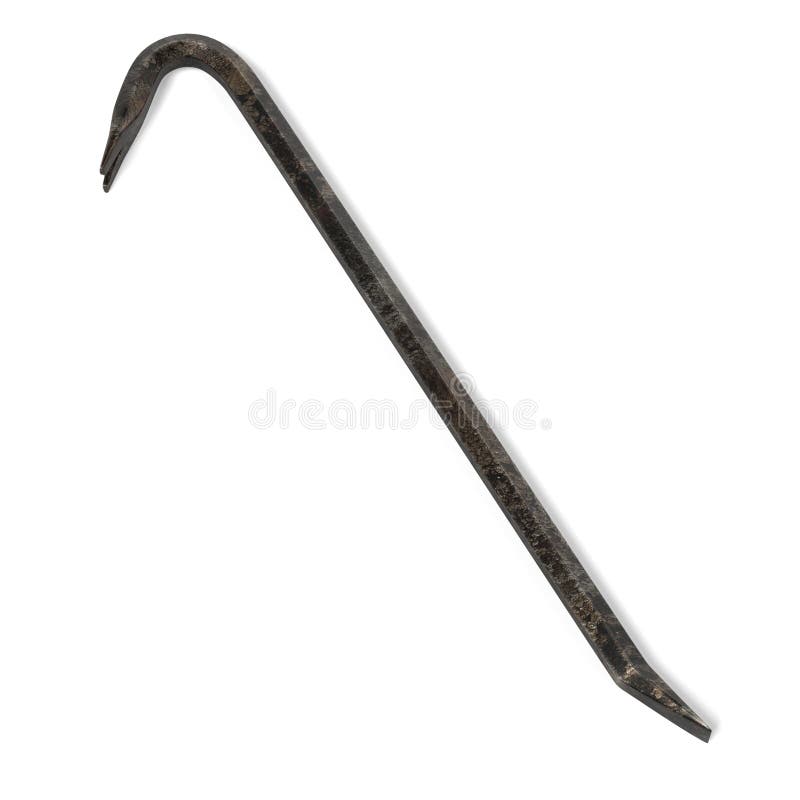 Crowbar tool stock illustration. Illustration of graphics - 55416329