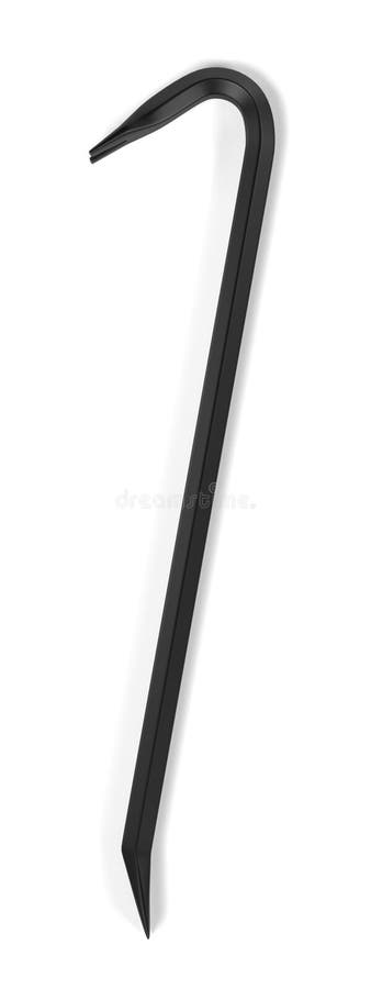 Crowbar tool stock illustration. Illustration of metal - 55600266