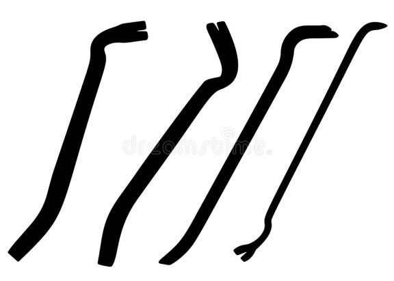 Crowbar Tool in a Set. Vector Image Stock Vector - Illustration of tool ...
