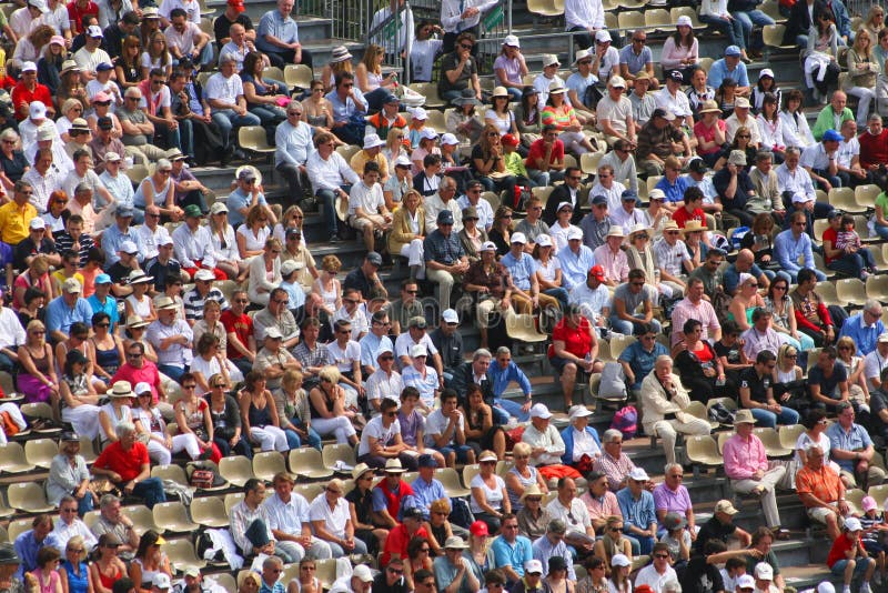Crowd editorial stock photo. Image of crowd, interview - 5056233