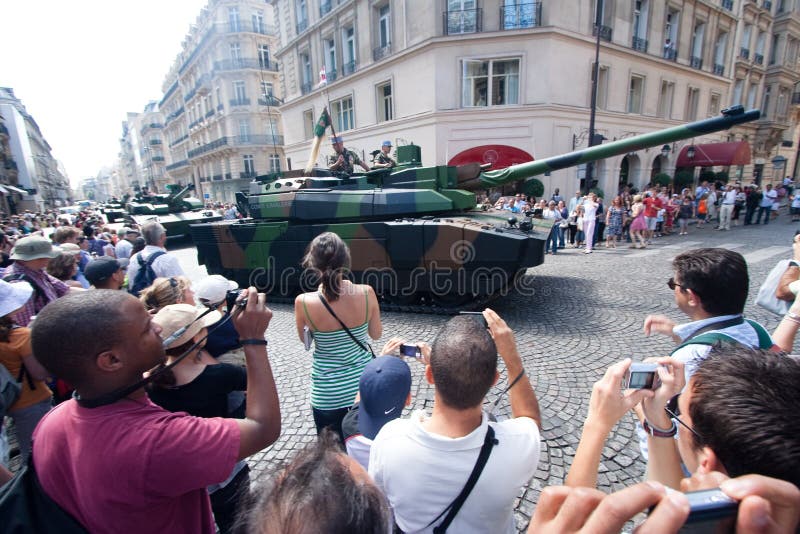 Crowd around tank editorial stock photo. Image of march - 10168358