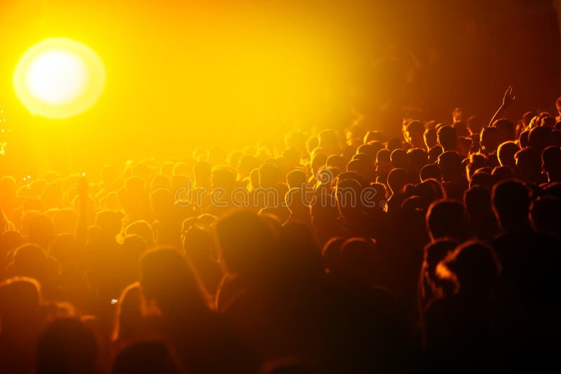 Crowd Celebrating Christian Gathering Stock Image - Image of festival ...
