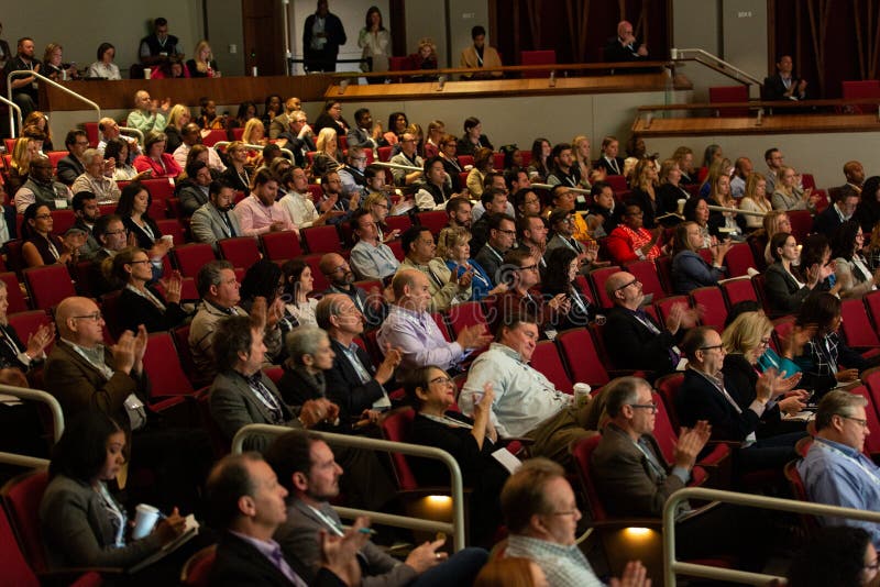 Large Crowd in an Auditorium Editorial Photography - Image of scene ...