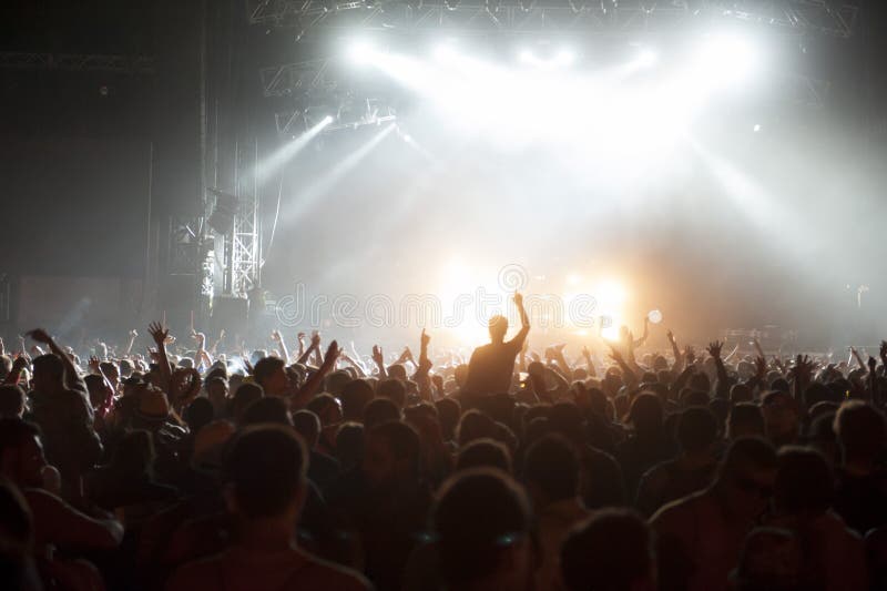Crowd Concert editorial stock image. Image of audience - 86466224