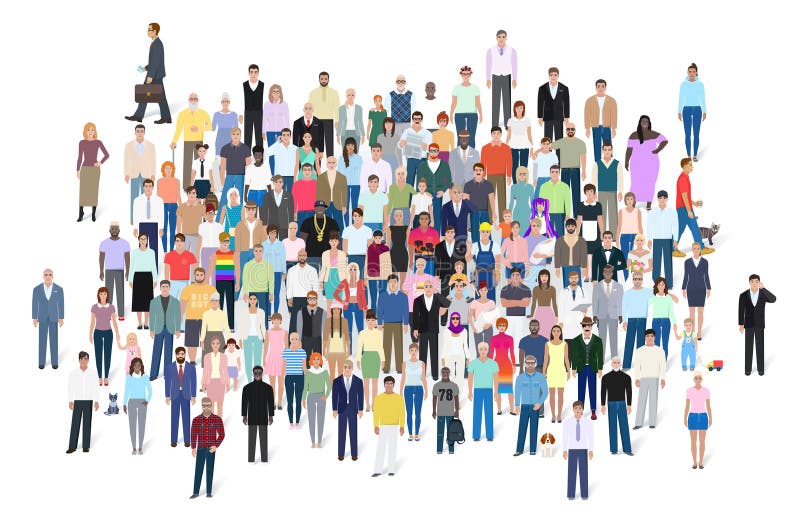 Indian Crowd Stock Illustrations – 2,200 Indian Crowd Stock ...