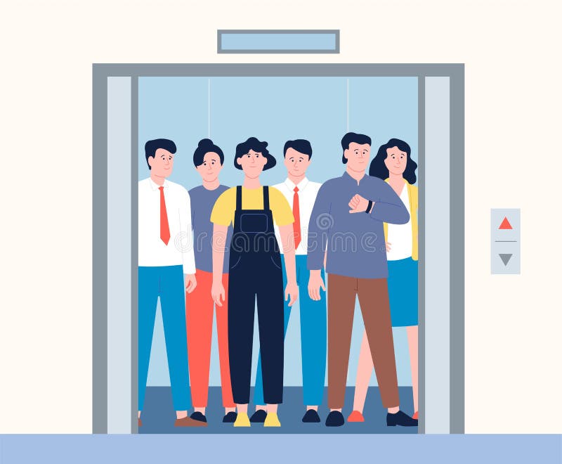 Elevator Man Young Girl Stock Illustrations – 49 Elevator Man Young ...