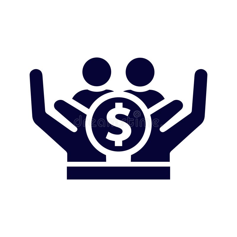 Crowd funding icon vector stock vector. Illustration of investment ...